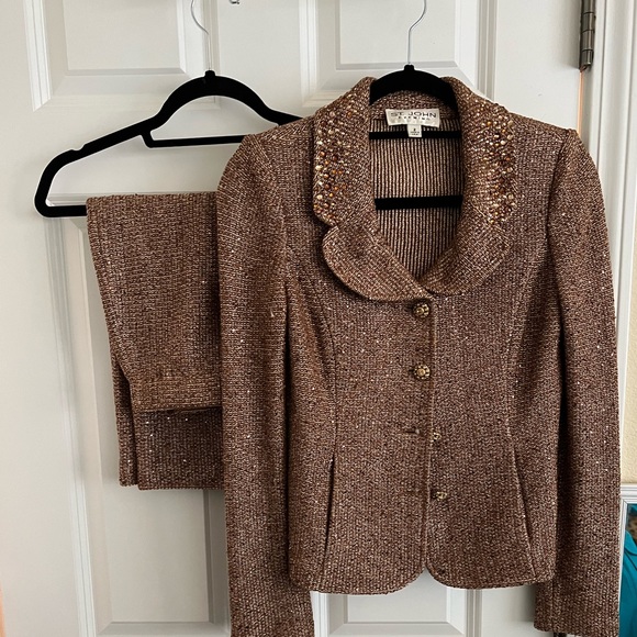 St. John | Jackets & Coats | Authentic St John Apparel Womens Suit ...